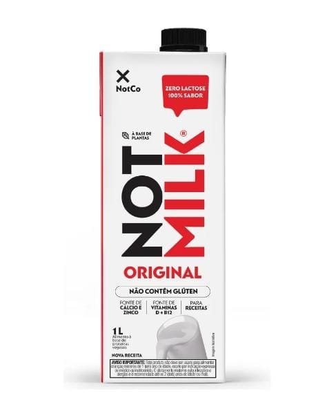 Leite Not Milk Original 1L – Bobo Emporio Vegano